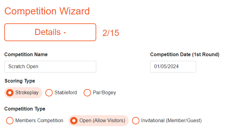 Open Competitions – Club Systems International