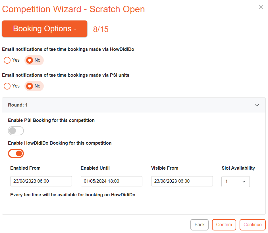 Open Competitions – Club Systems International